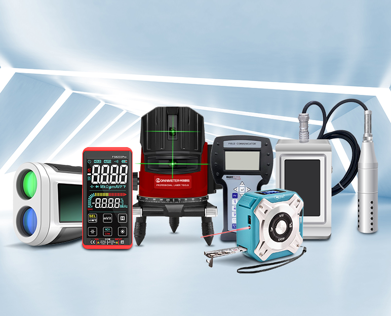 Laser Measure, Digital Hygrometer, Clamp Meter - LONNMETER